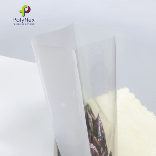 100pcs | 3 Side Seal Semi White Bag | Polyflex Packaging | Polyflex Packaging